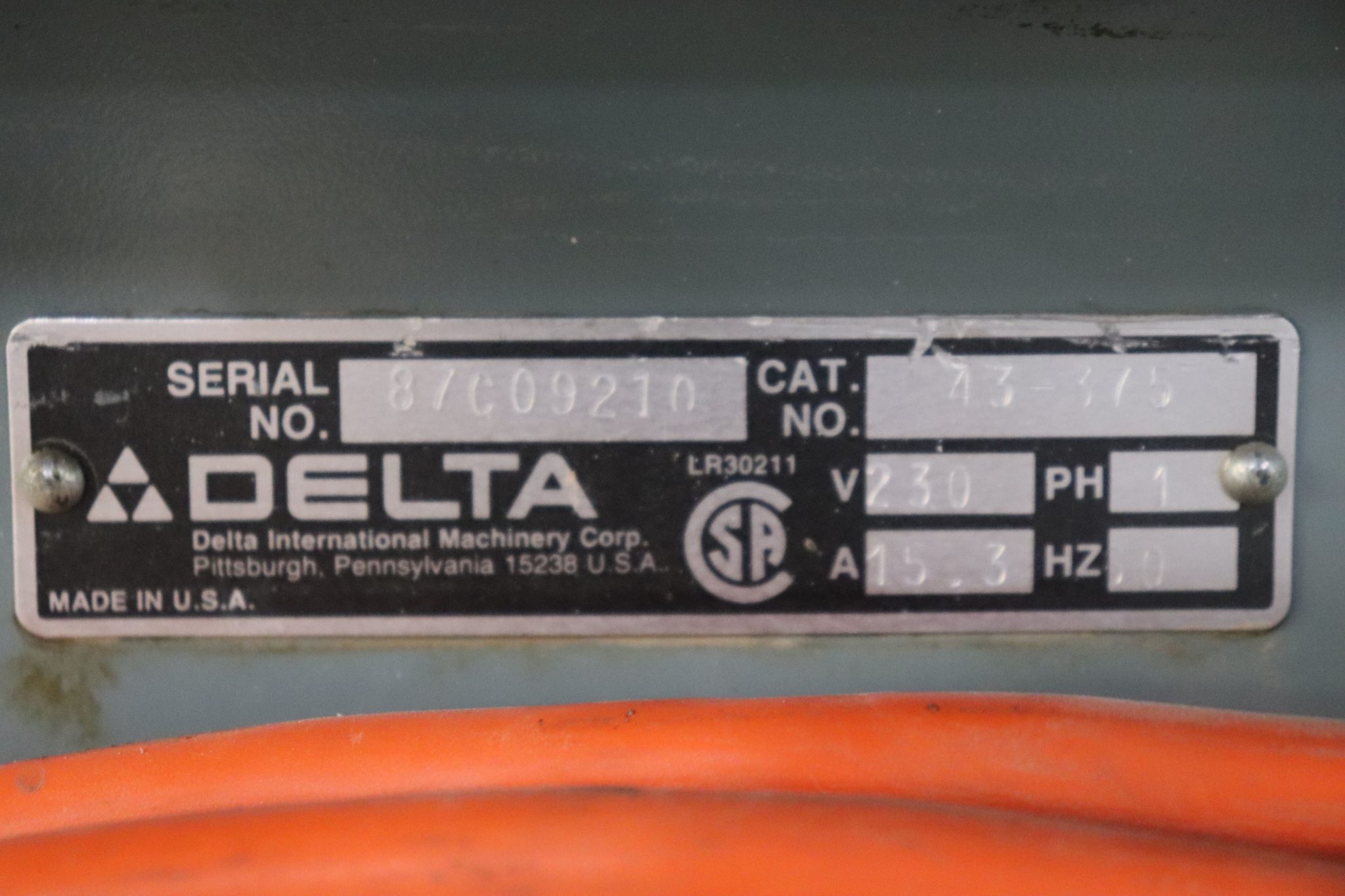 Delta 43-375 Two Speed 3HP Heavy Duty Wood Shaper - The Equipment Hub