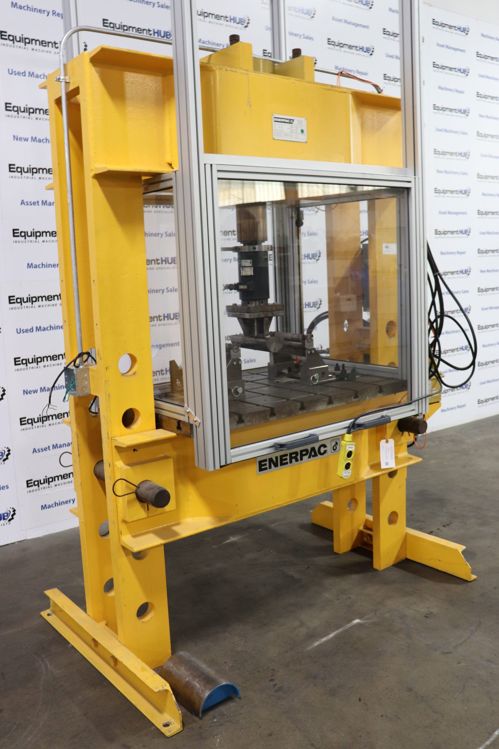 Enerpac 200 Ton H-Frame Electric Hydraulic Load Cell Test Press - The ...