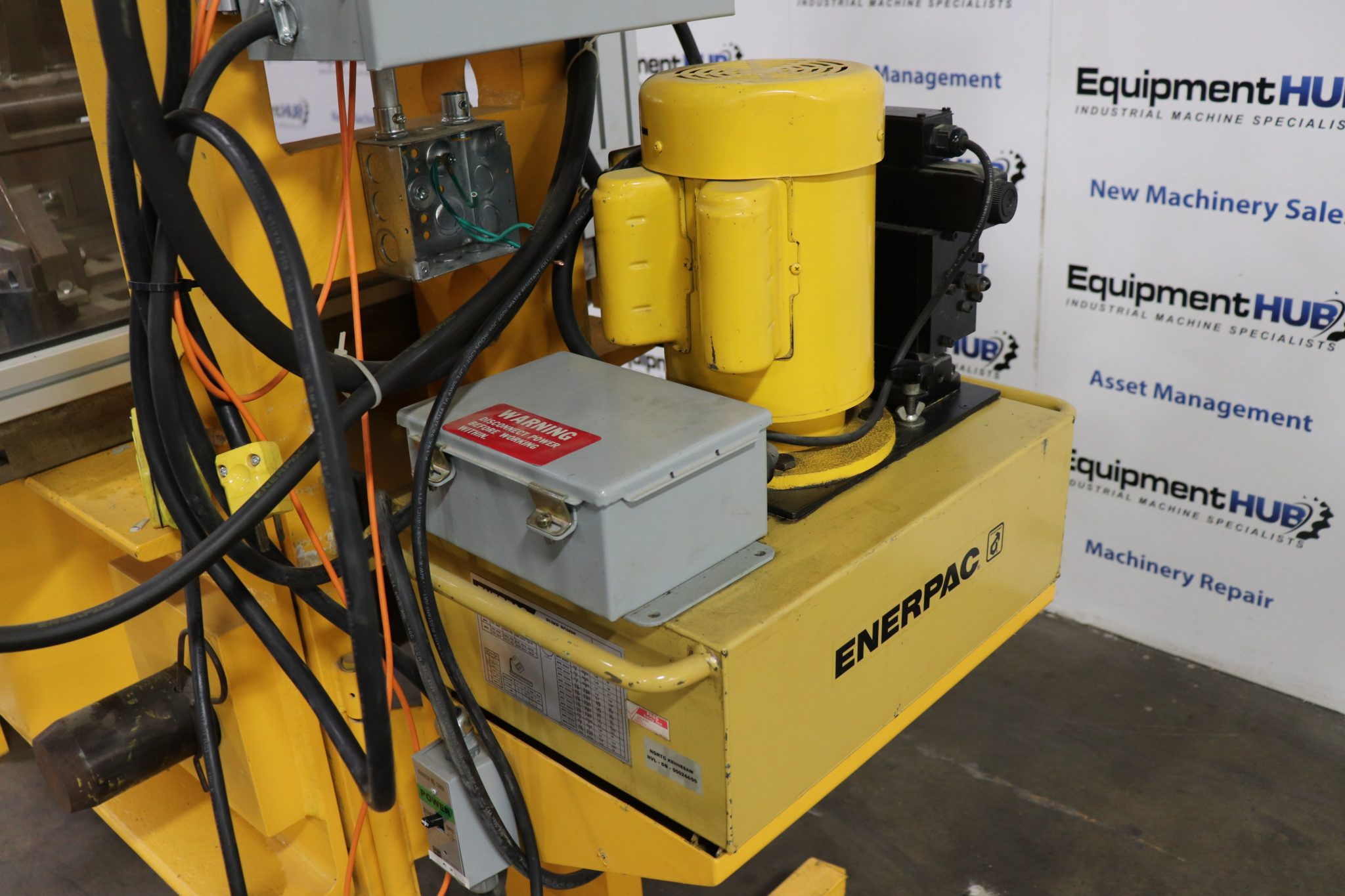 Enerpac 200 Ton H-Frame Electric Hydraulic Load Cell Test Press - The ...