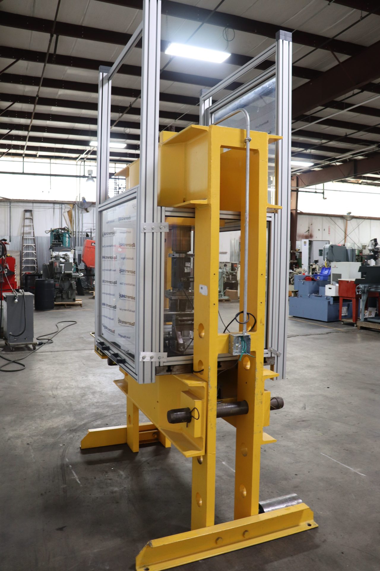 Enerpac 200 Ton H-Frame Electric Hydraulic Load Cell Test Press - The ...