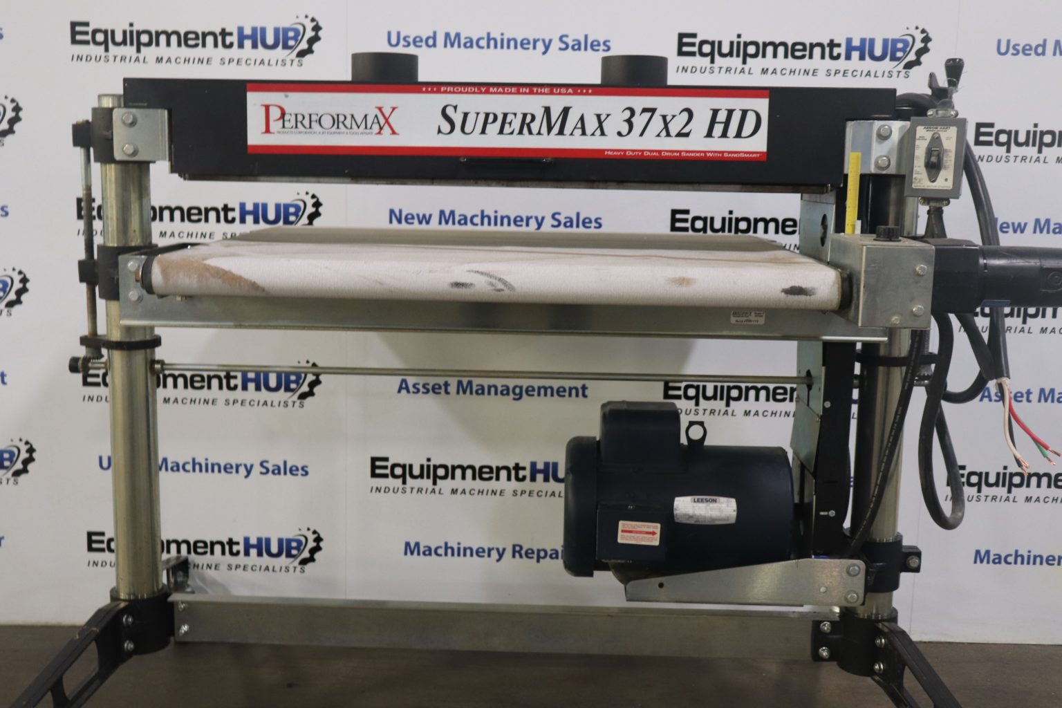 Performax Supermax 37x2 HD 37" Double Head Drum Sander - The Equipment Hub