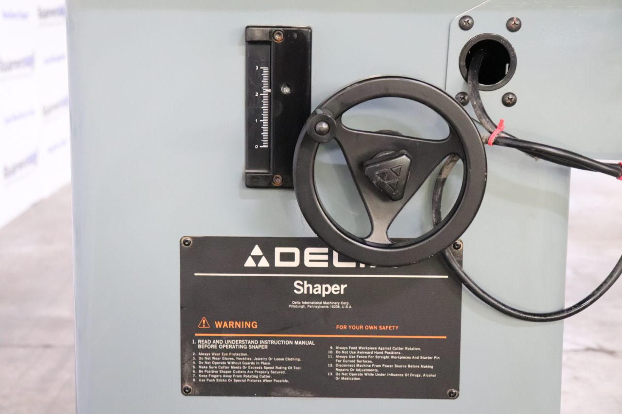 Delta 43-379 Two Speed 3HP Heavy Duty Wood Shaper - The Equipment Hub