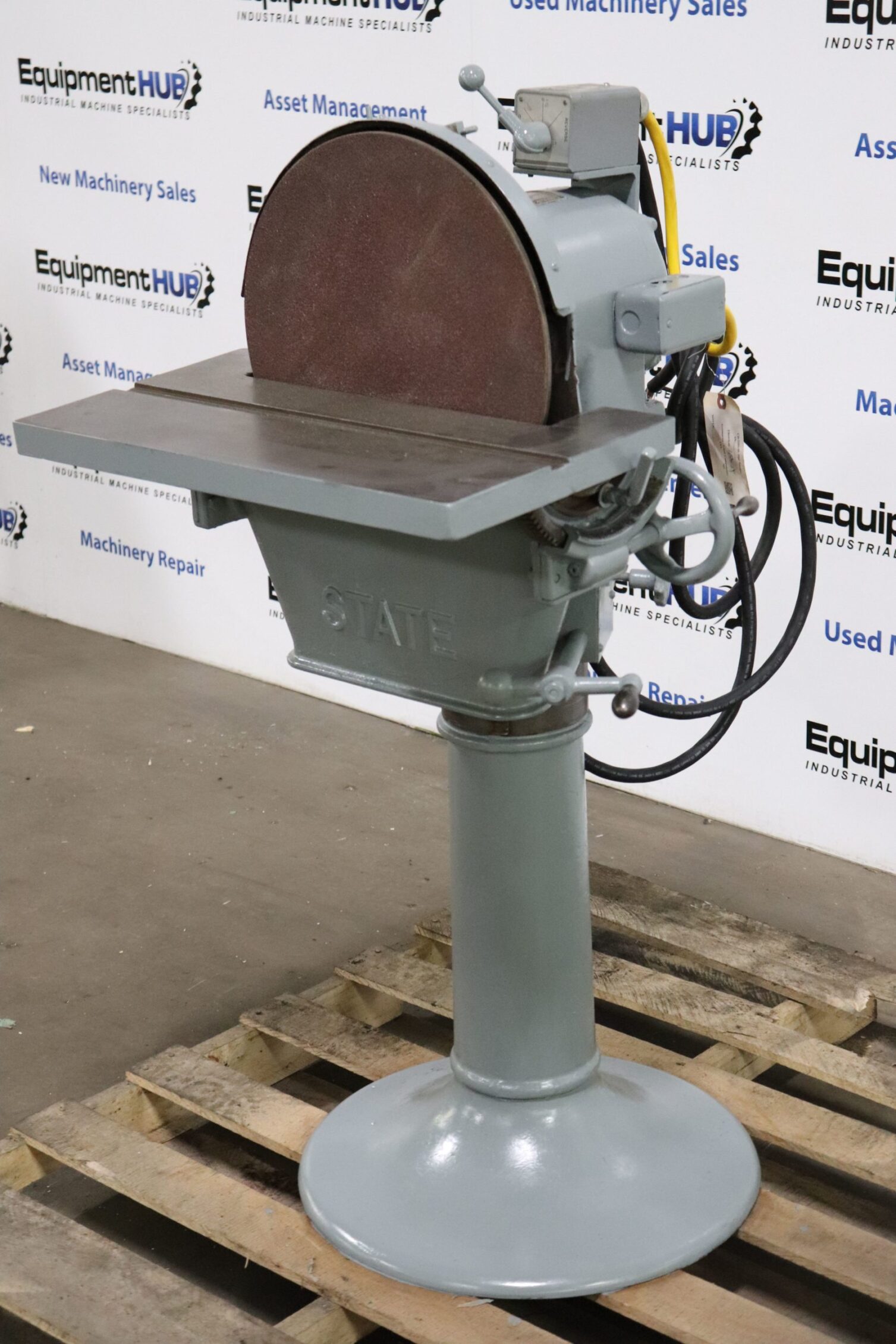State 15" 1HP Tilting Table Disc Sander - The Equipment Hub