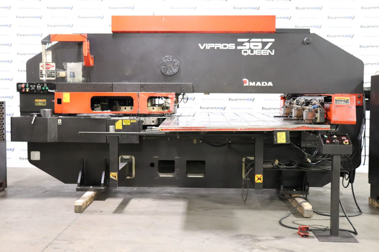 Amada Vipros 367 Queen 33 Ton Hydraulic CNC Turret Punch Press - The ...