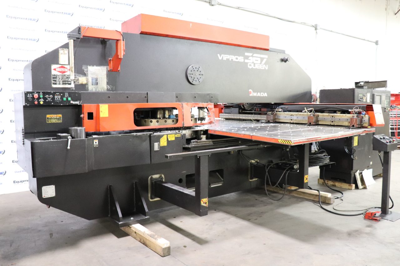 Amada Vipros 367 Queen 33 Ton Hydraulic CNC Turret Punch Press - The ...