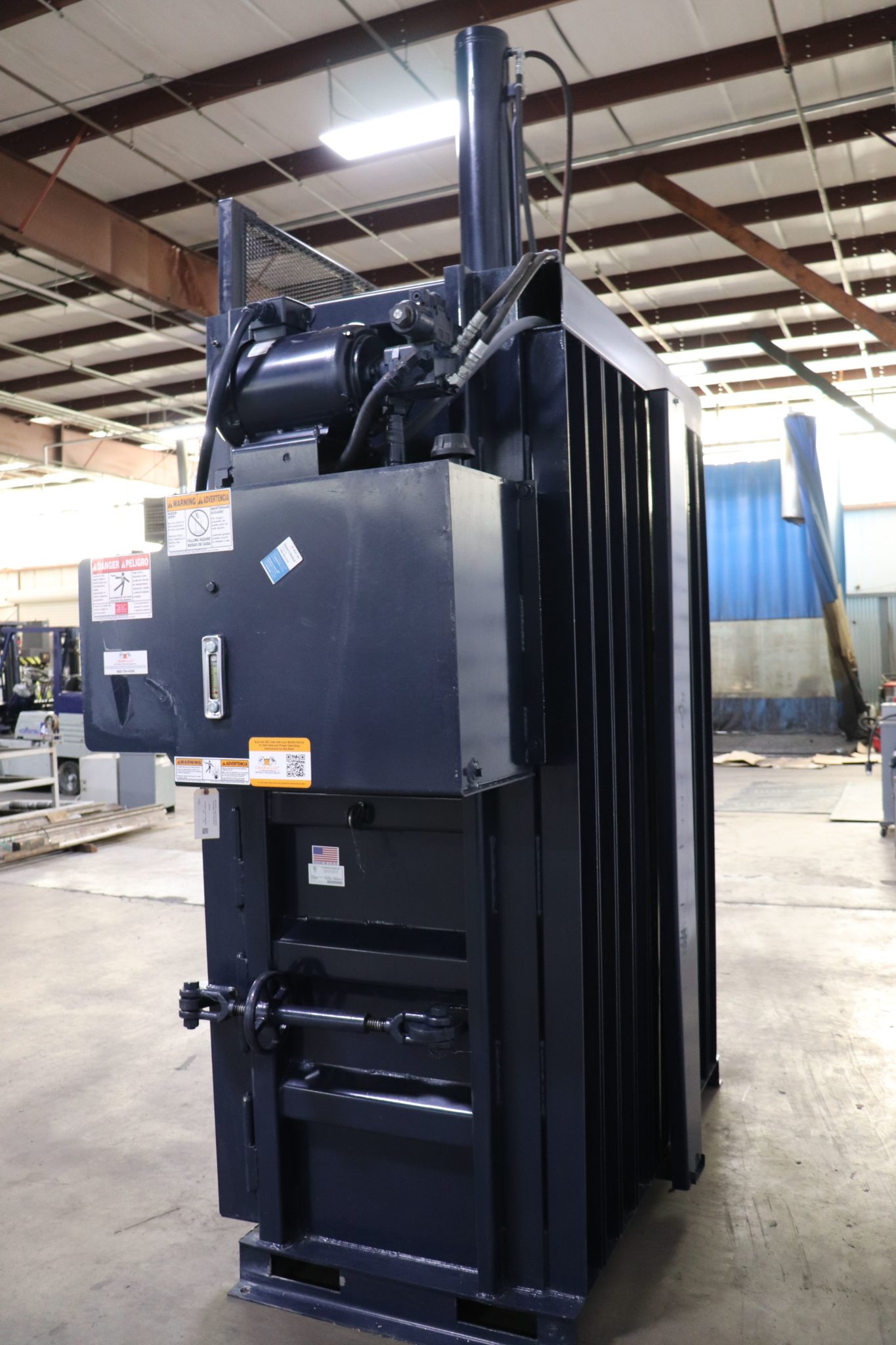 Cram-A-Lot VB-60-B 60" Vertical Baler - The Equipment Hub