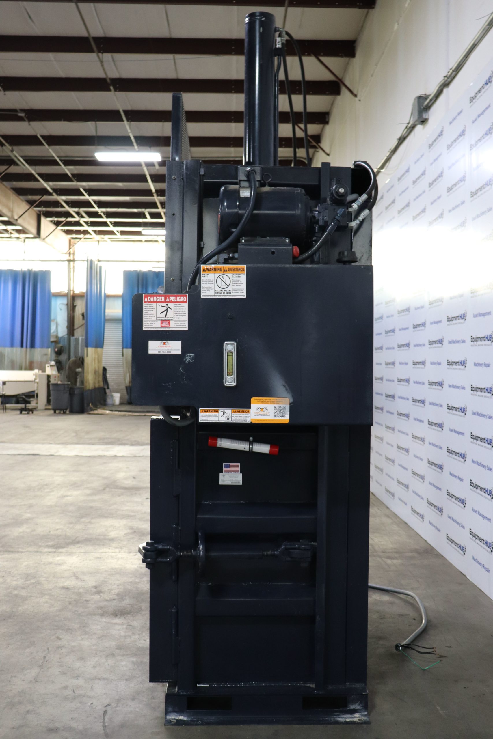 Cram-A-Lot VB-60-B 60" Vertical Baler - The Equipment Hub