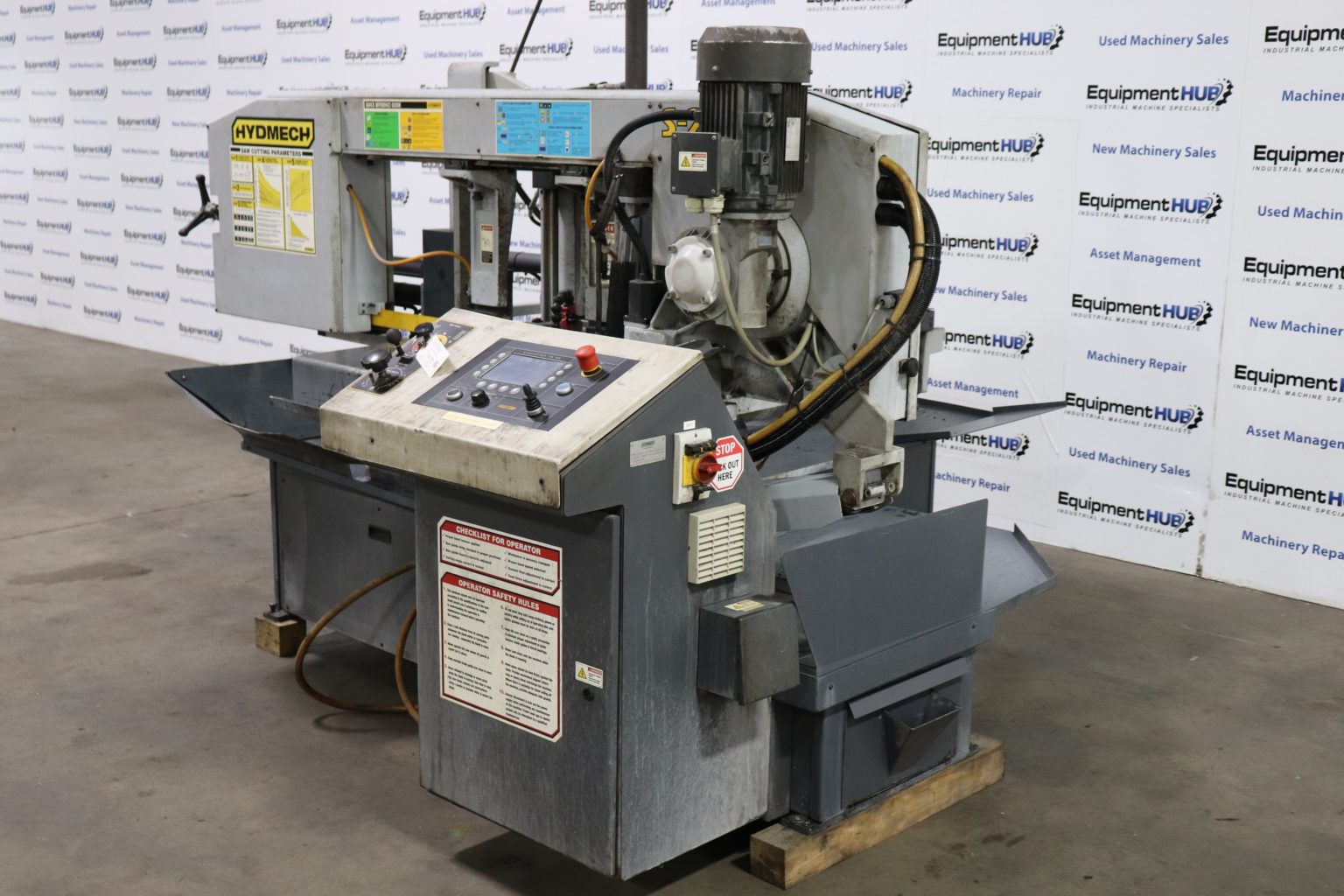 Hyd-Mech S-23A 16" x 20" Automatic Horizontal Mitering Band Saw - The ...