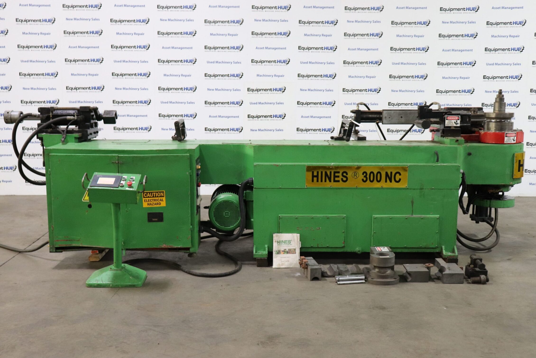 Hines 300NC 4" OD X .226 Wall Hydraulic NC Tube Bender - The Equipment Hub