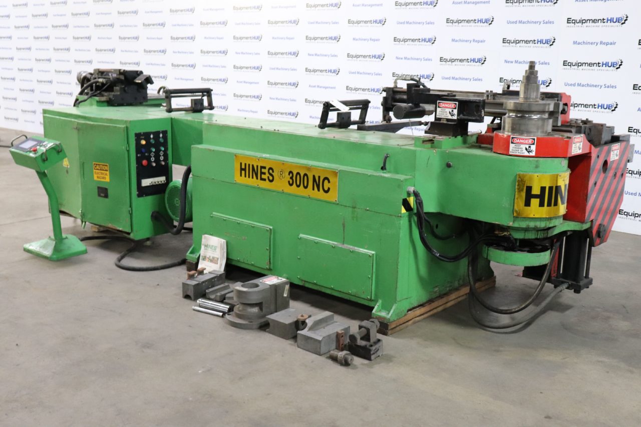 Hines 300NC 4" OD X .226 Wall Hydraulic NC Tube Bender - The Equipment Hub
