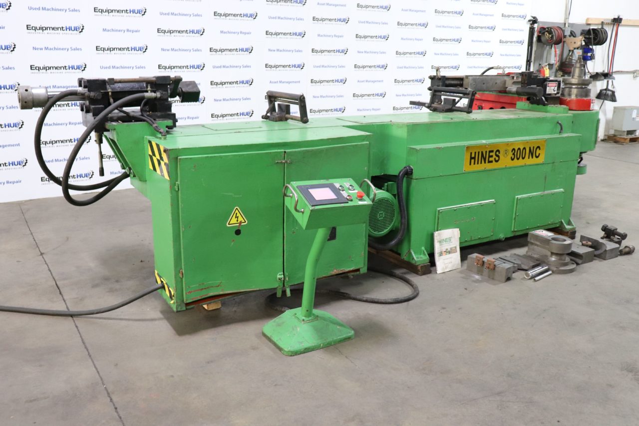 Hines 300NC 4" OD X .226 Wall Hydraulic NC Tube Bender - The Equipment Hub