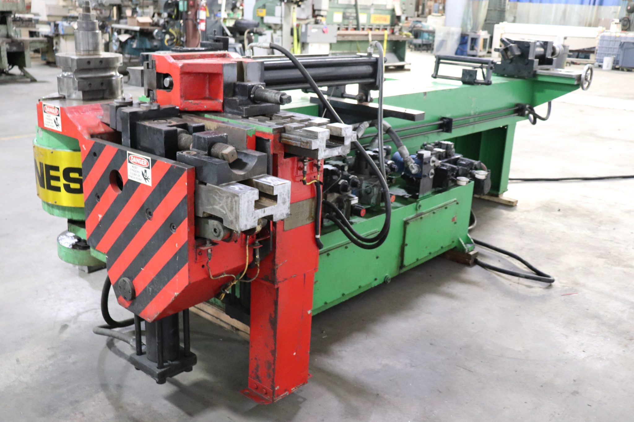 Hines 300NC 4" OD X .226 Wall Hydraulic NC Tube Bender - The Equipment Hub