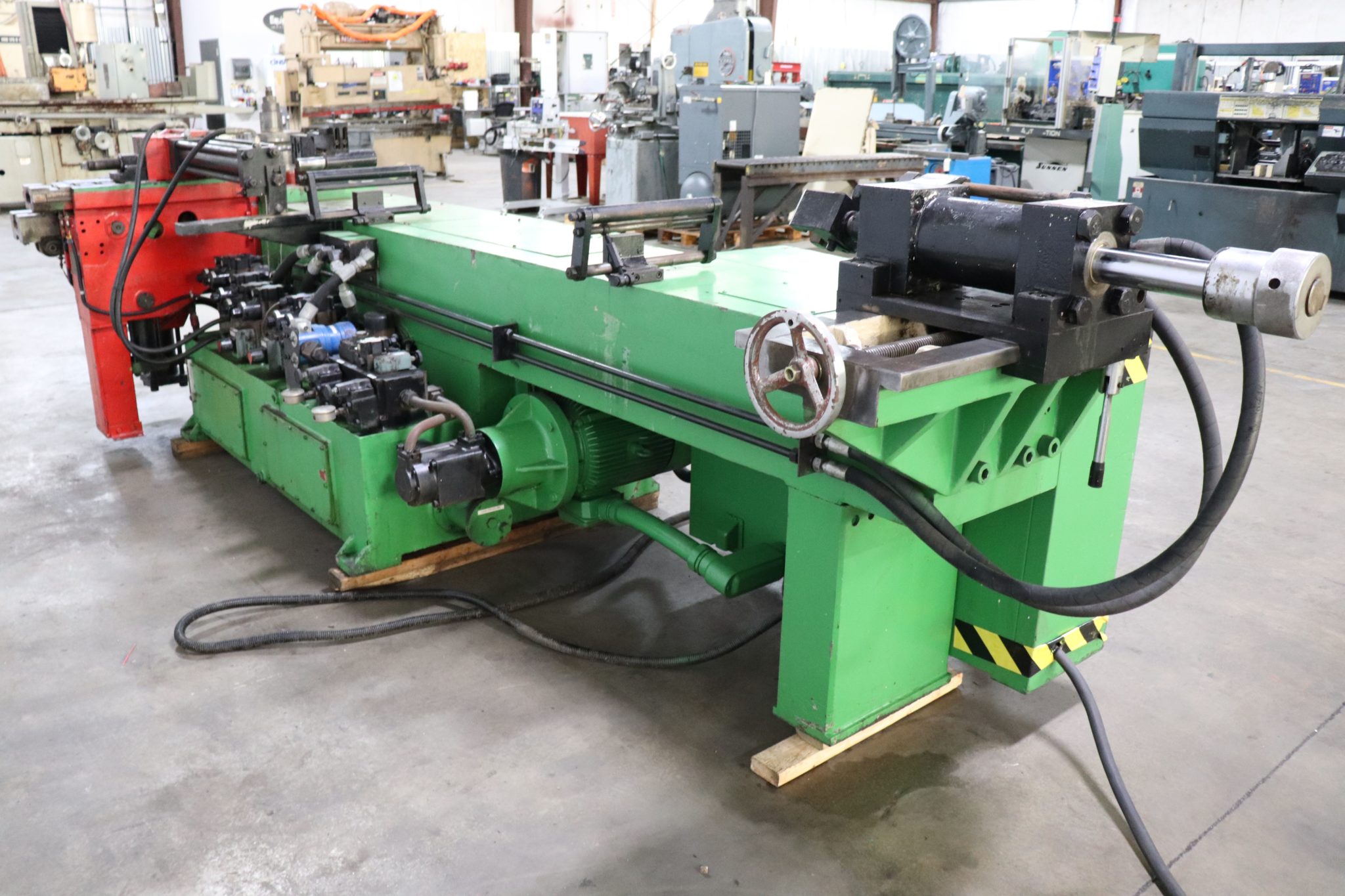 Hines 300NC 4" OD X .226 Wall Hydraulic NC Tube Bender - The Equipment Hub