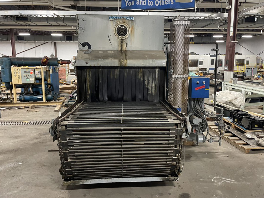 Proceco HB-H 54x24-G-4W-2R-BO-H Conveyor Parts Washer - The Equipment Hub