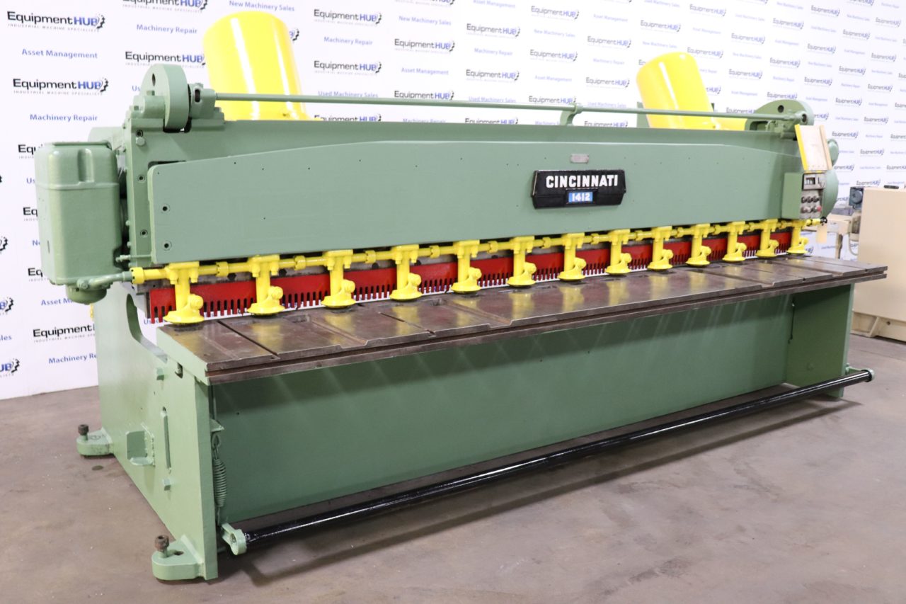 Cincinnati 1412 3/16" x 12' Mechanical Shear w/ 36" Motorized Back ...