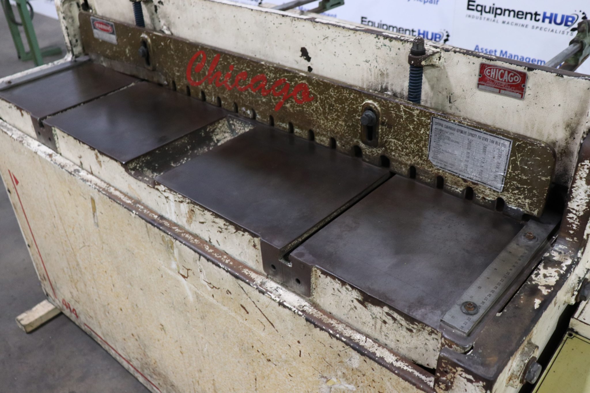 Chicago Dreis & Krump HS414 52" x 14 Gauge Hydraulic Shear - The ...