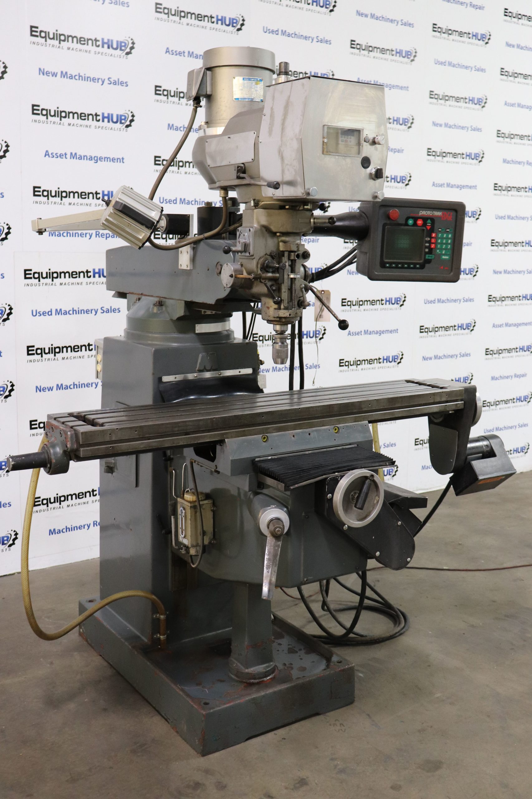 10" x 54" Variable Speed Vertical Milling Machine w/ SWI ProtoTrak Edge ...