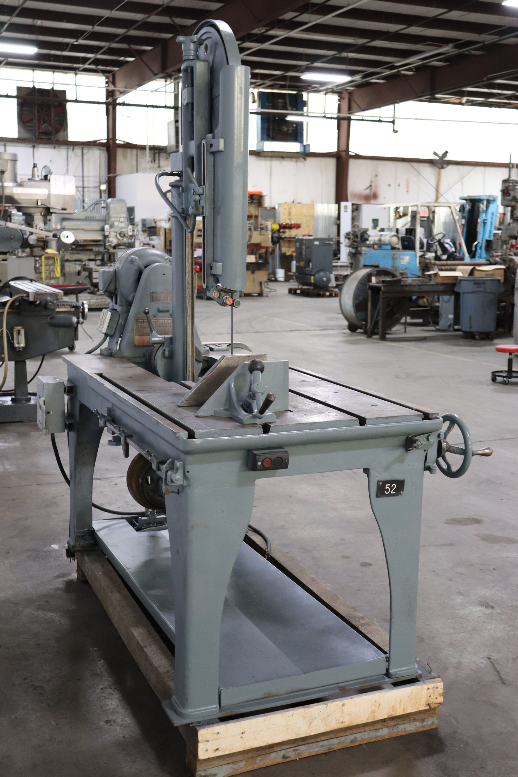 Marvel Armstrong Blum No. 8 18" x 20" Tilt Frame Vertical Band Saw ...