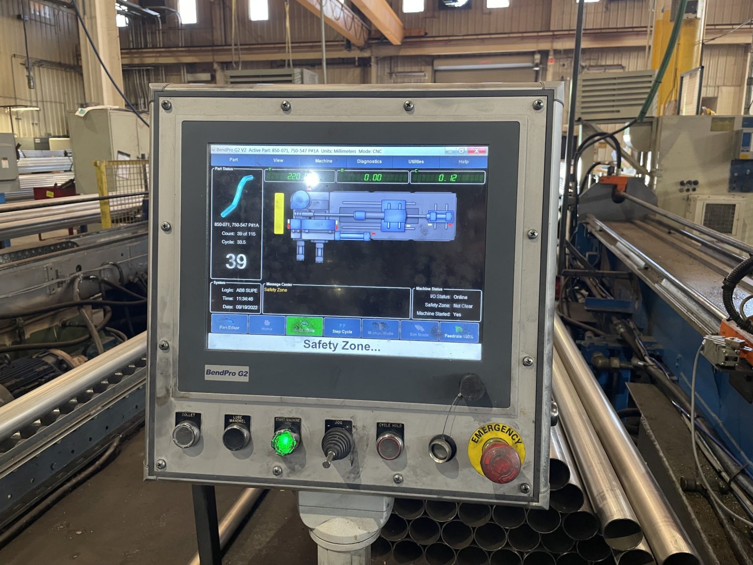 Addison 3" CNC Tube Bender - The Equipment Hub