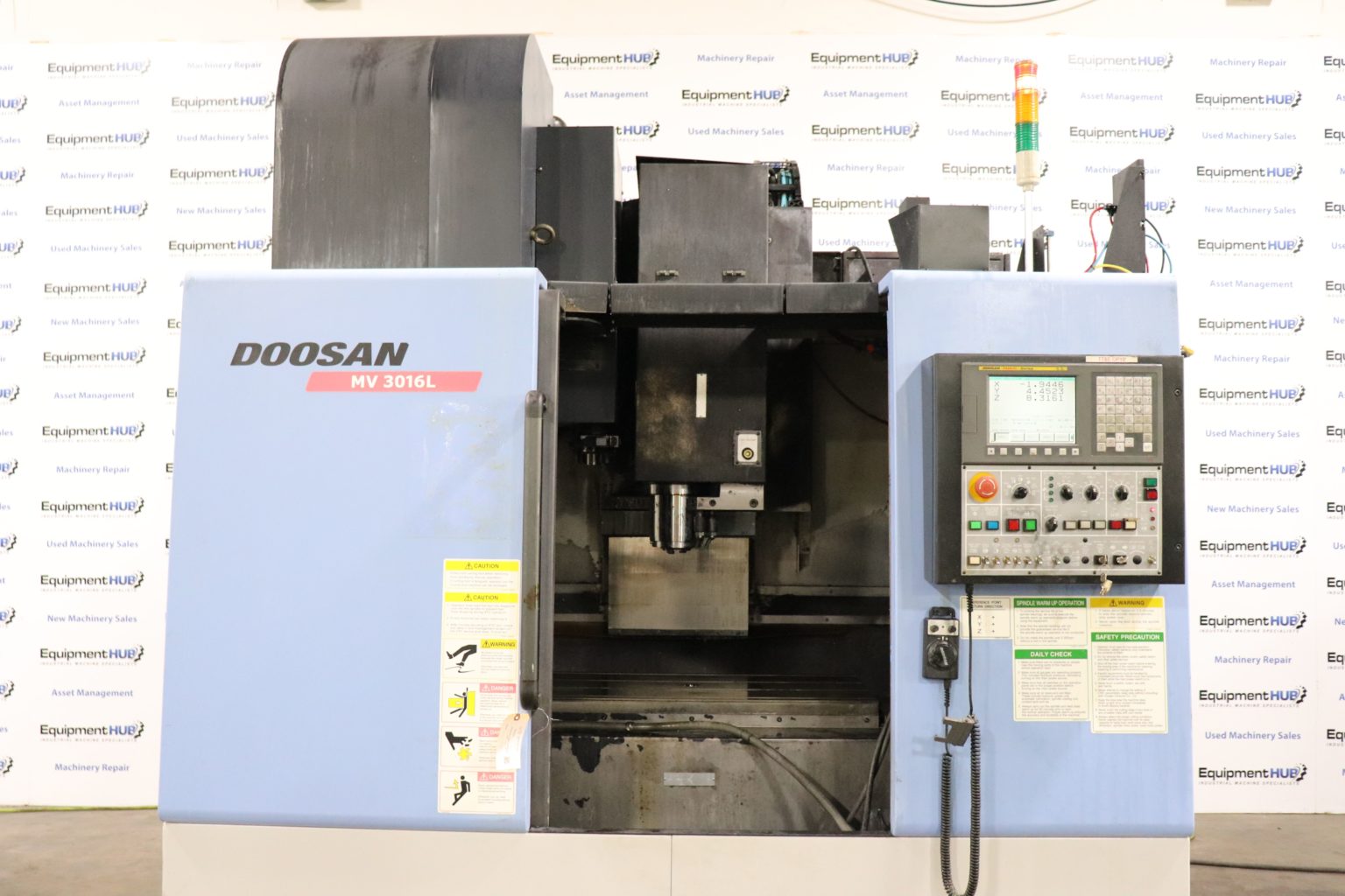 Doosan MV-3016L CNC VMC Vertical Machining Center - The Equipment Hub
