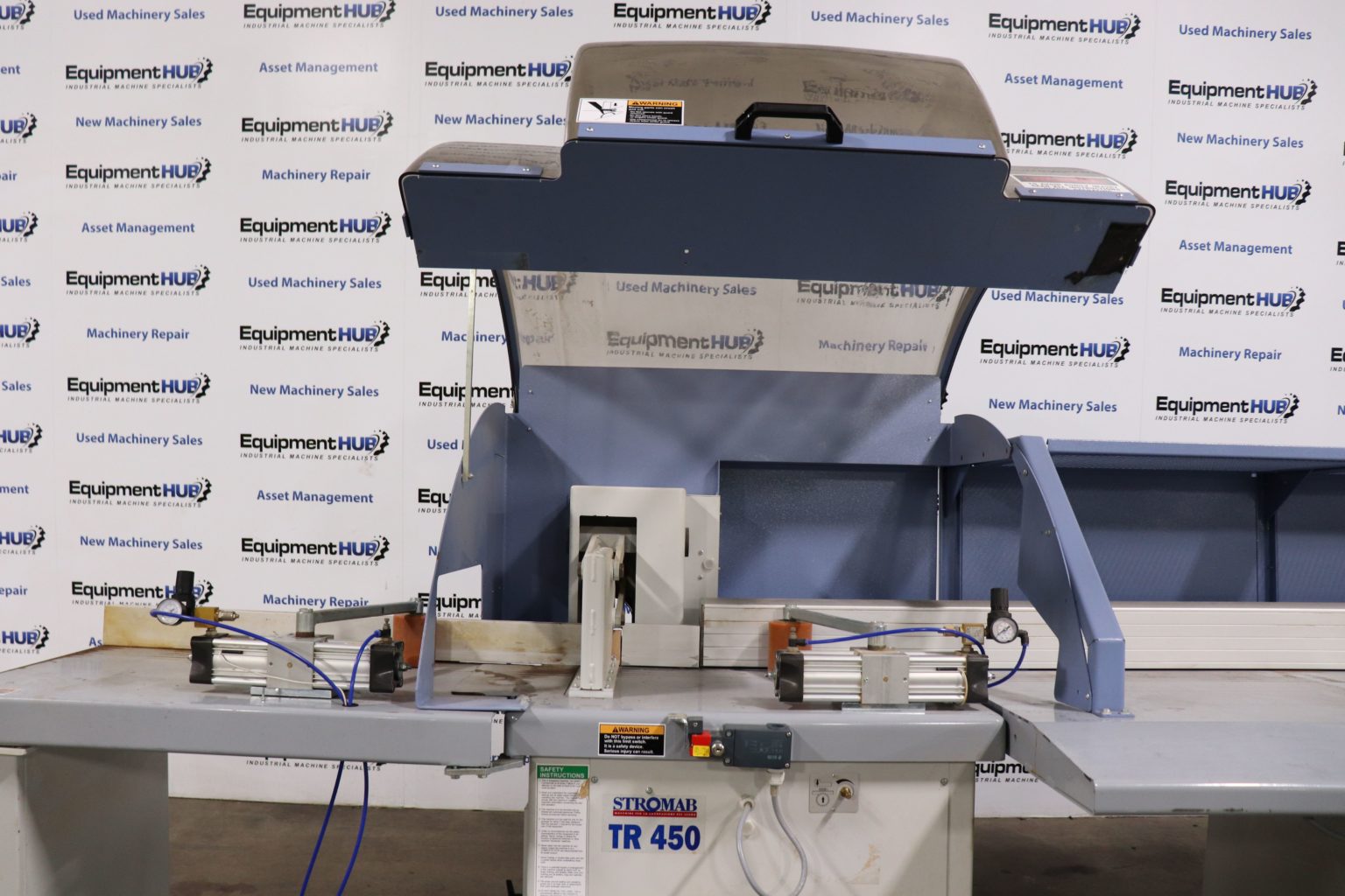 Stromab TR 450 Optimizing Cut-off Saw w/ 19' Matrix Opti Infeed System ...