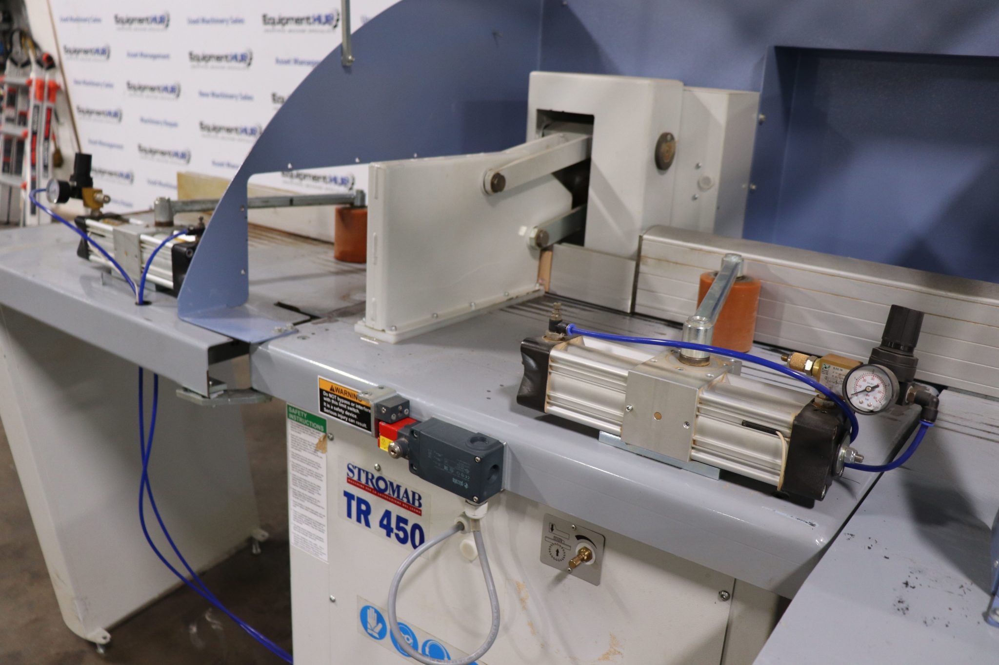 Stromab TR 450 Optimizing Cut-off Saw w/ 19' Matrix Opti Infeed System ...