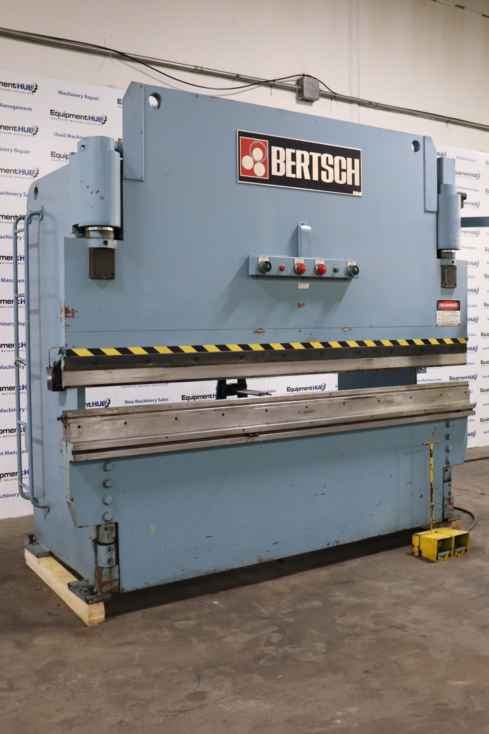 Bertsch 100 Ton x 10' Hydraulic Press Brake w/ Motorized DRO Back Gauge ...