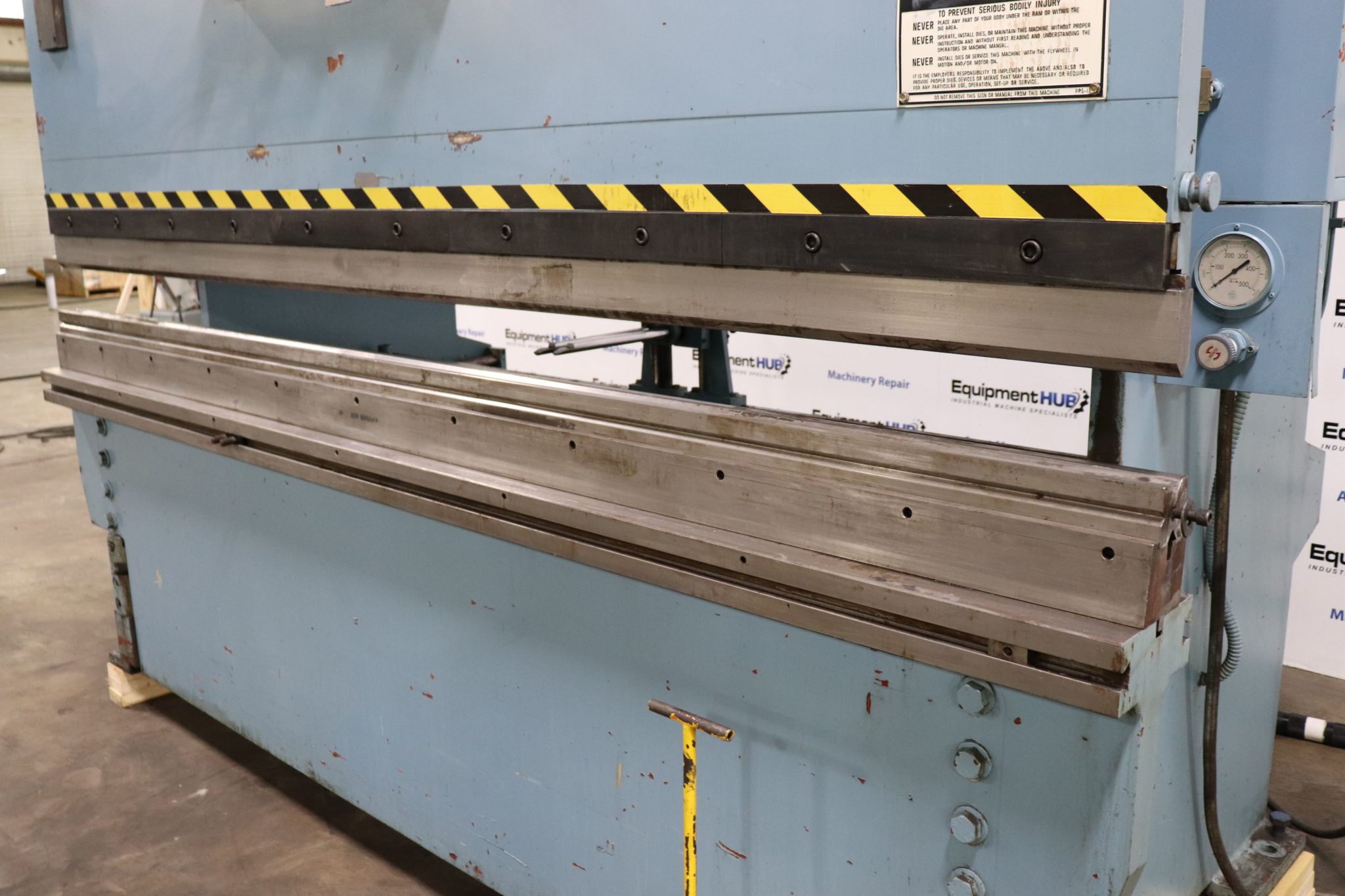Bertsch 100 Ton x 10' Hydraulic Press Brake w/ Motorized DRO Back Gauge ...