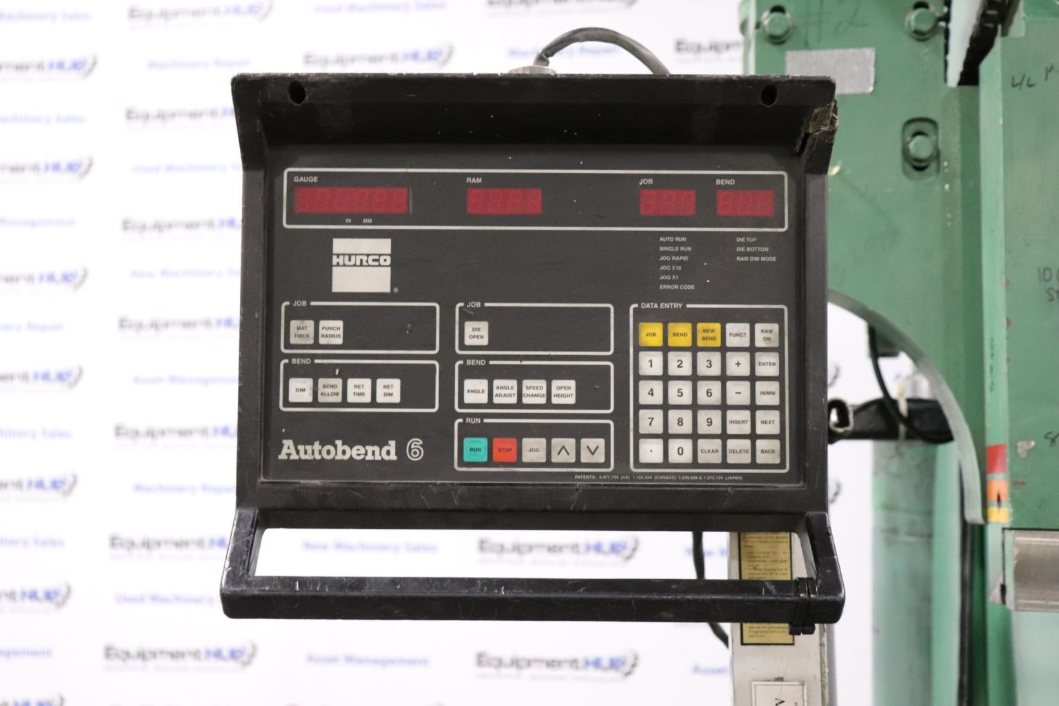 Accurpress 740012 400 Ton x 12' Hydraulic Press Brake w/ Hurco Autobend ...