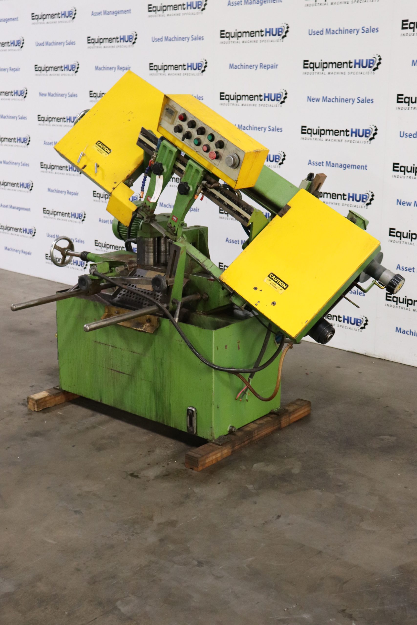 KBC BAH-1010A-VS 10" x 10" Automatic Variable Speed Horizontal Band Saw ...