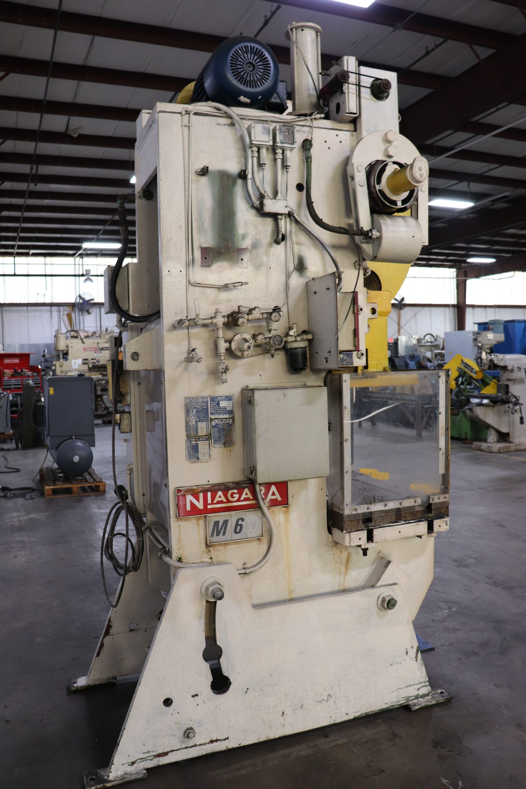 Niagara M-60 60 Ton Flywheel Gap Frame Stamping Punch Press - The ...