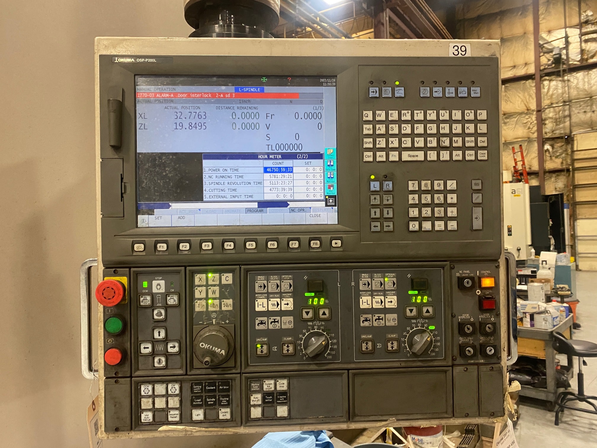 Okuma 2SP-V80 CNC Vertical Turning Lathe - The Equipment Hub