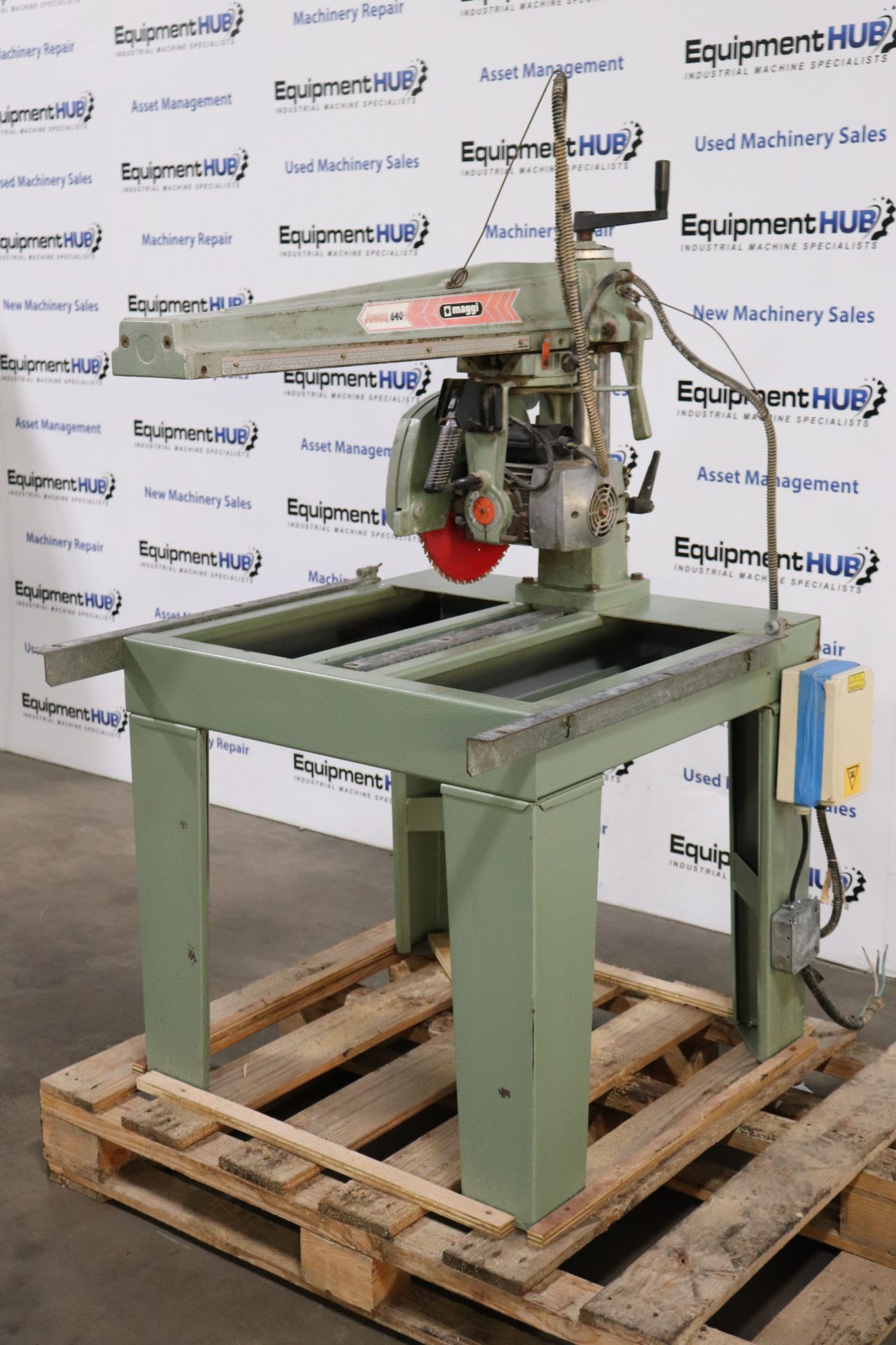 Maggi Junior 640 12" Radial Arm Saw - The Equipment Hub