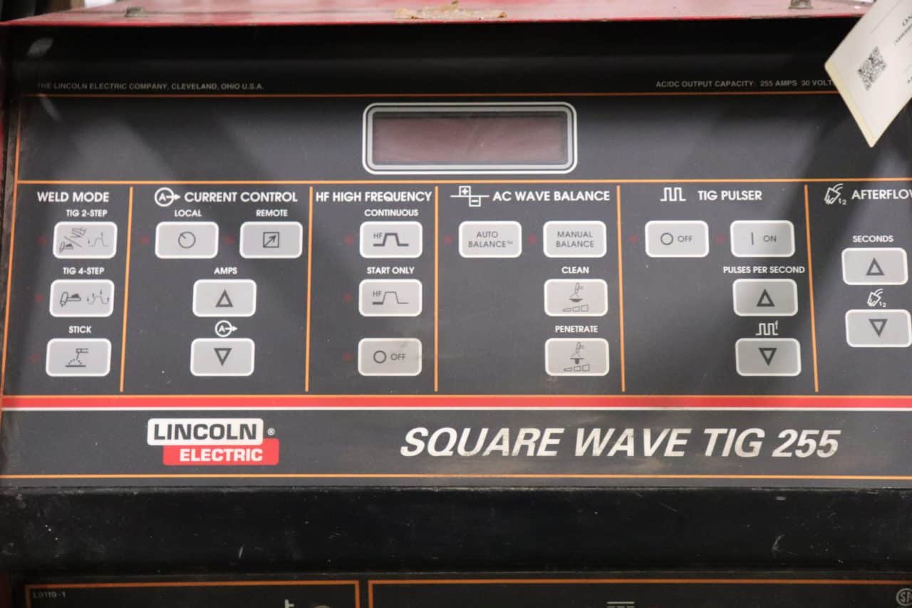 Lincoln Electric Square Wave Tig 255 Tig Welder w/ Bernard Cooler - The ...