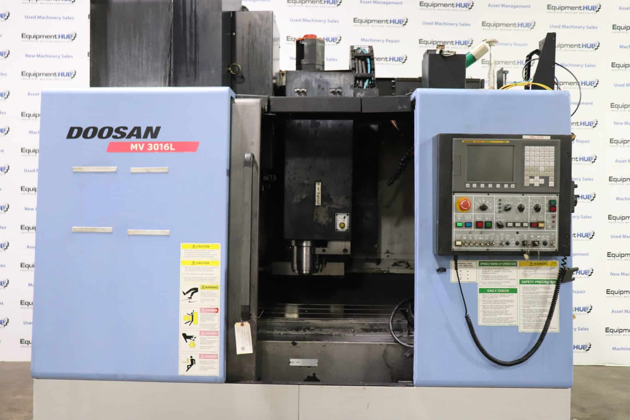 Doosan MV-3016L CNC VMC Vertical Machining Center - The Equipment Hub