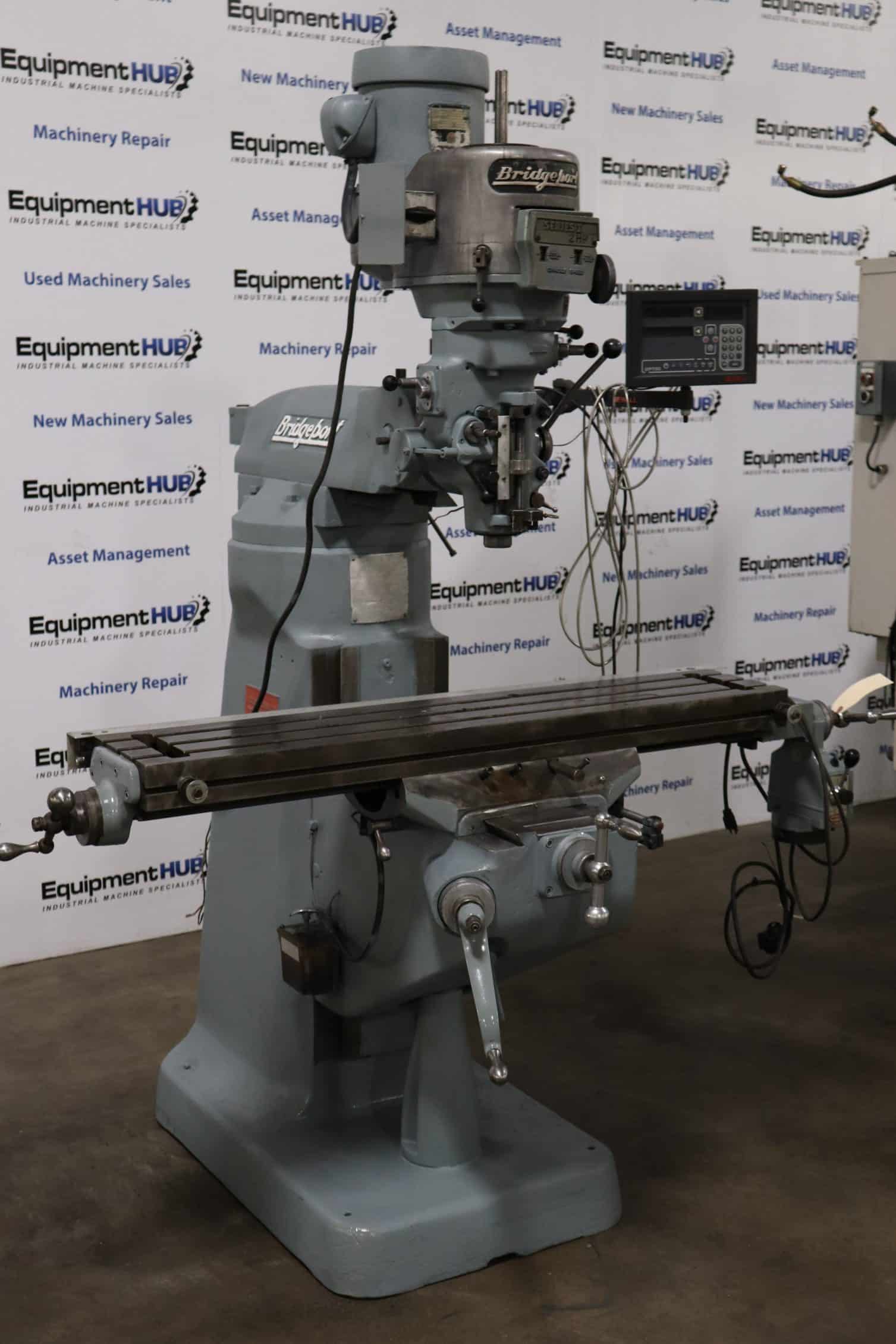 Bridgeport Series I 9" x 48" Variable Speed Milling Machine w/ Newall ...