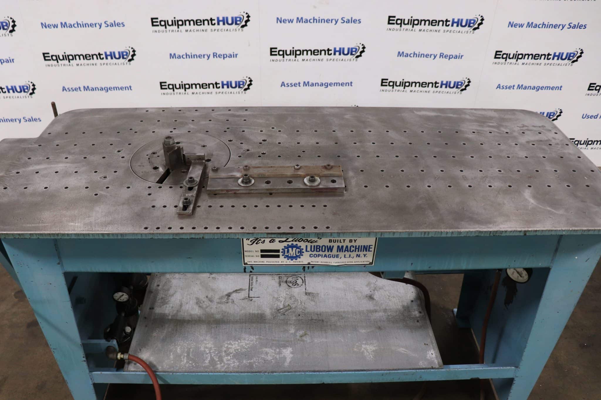 Lubow ML-10 Single Stop Pneumatic 3/8" Wire Table Bender - The ...