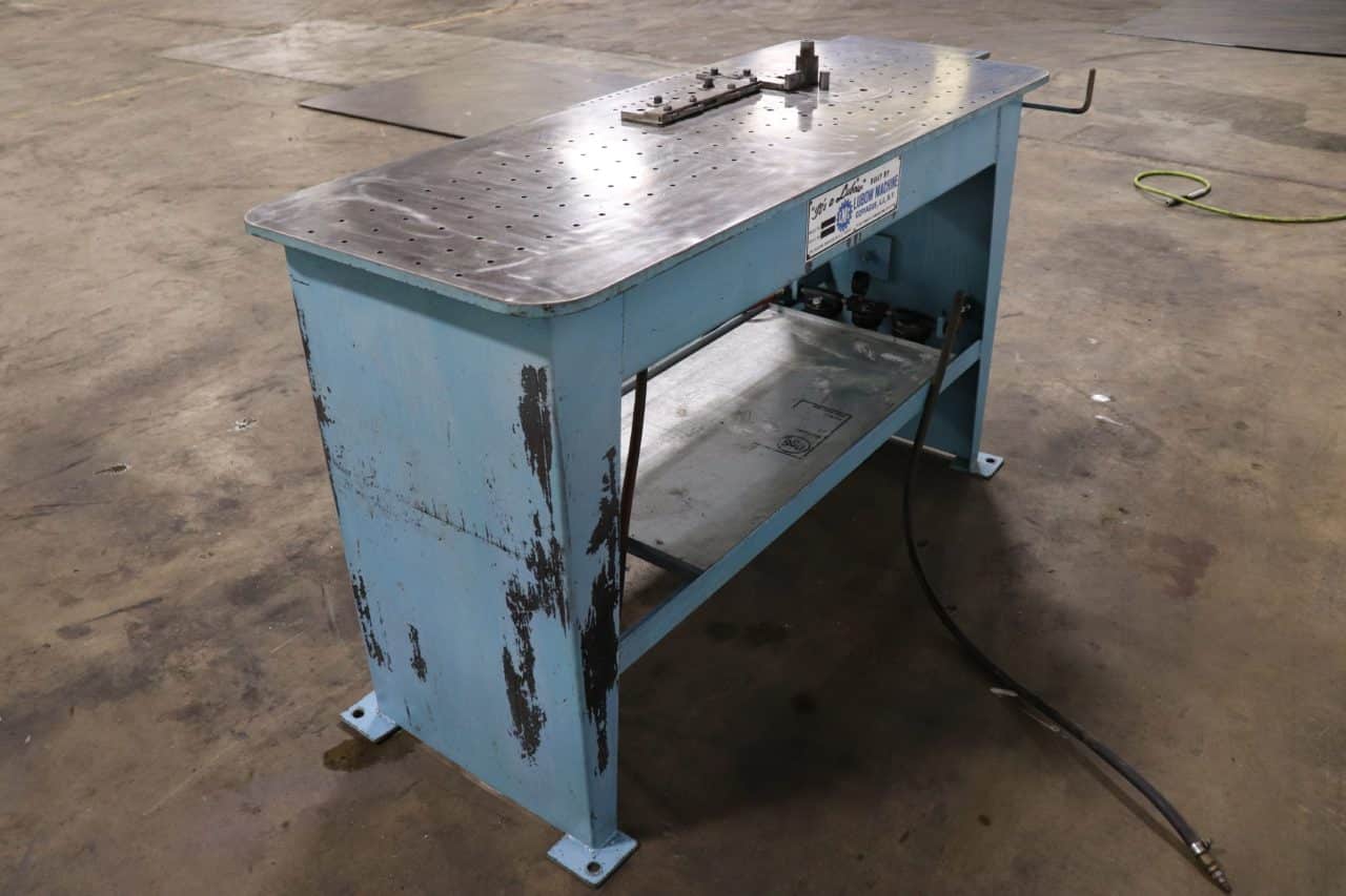 Lubow ML-10 Single Stop Pneumatic 3/8" Wire Table Bender - The ...