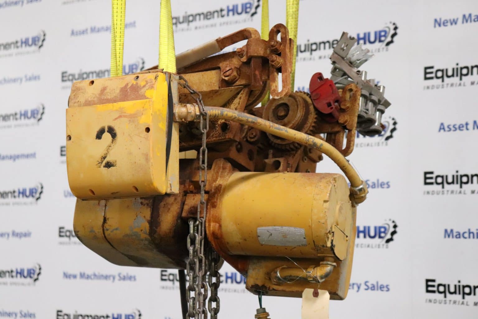 Order Now - Acco Wright-Way 1 Ton Electric Chain Hoist w/ Trolley