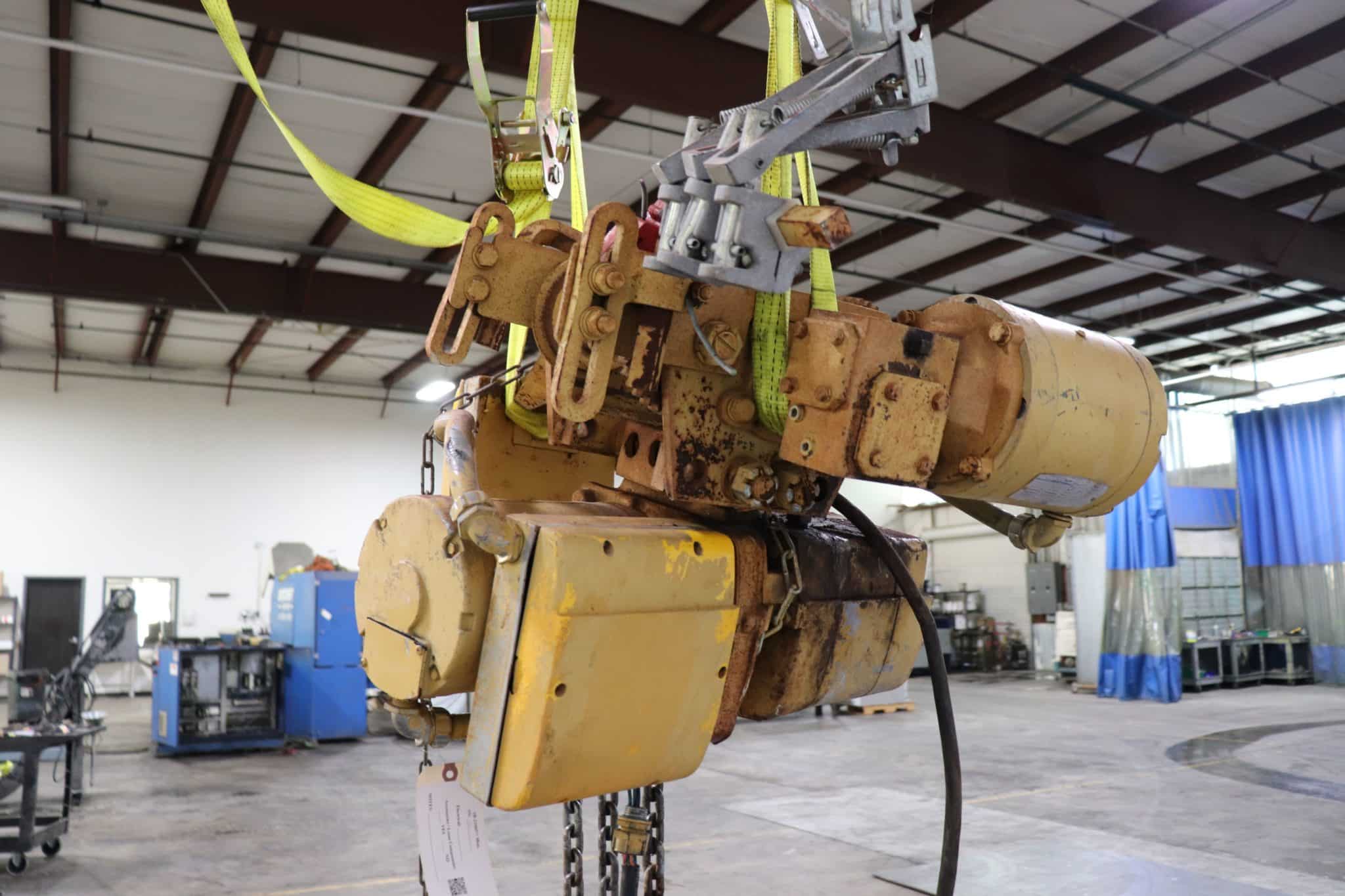 Order Now - Acco Wright-Way 1 Ton Electric Chain Hoist w/ Trolley