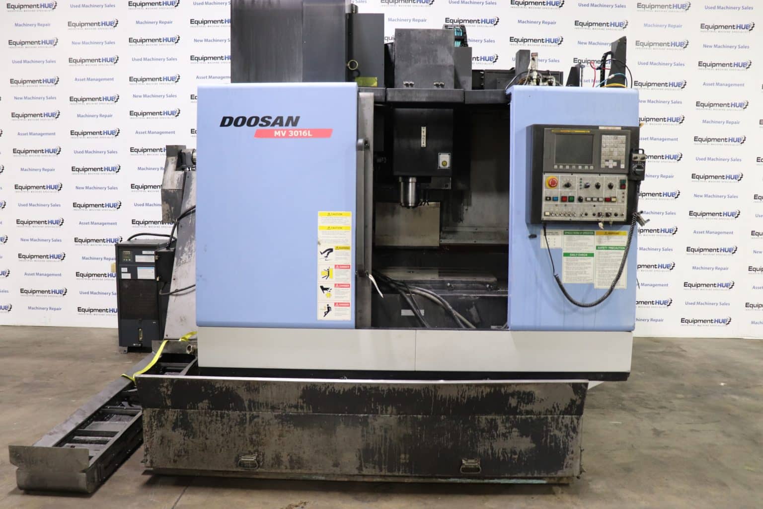 Doosan MV-3016L CNC VMC Vertical Machining Center w/ 4th Axis Rotary ...