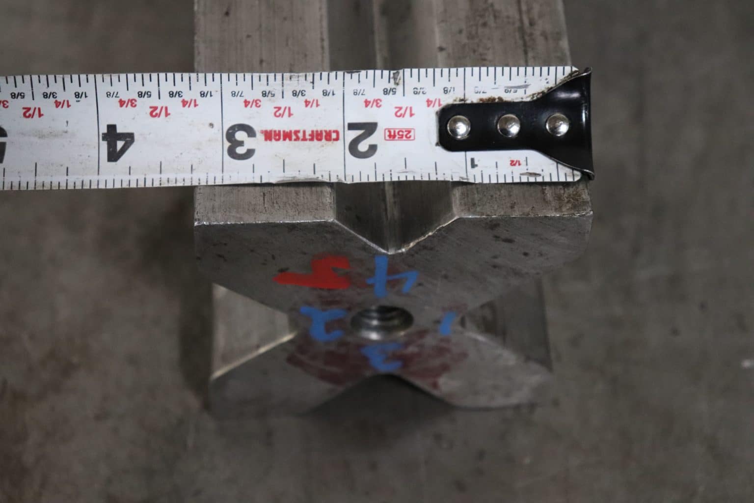 12" Long 4 Way Press Brake V-Die, 3-1/4" Wide Block - The Equipment Hub