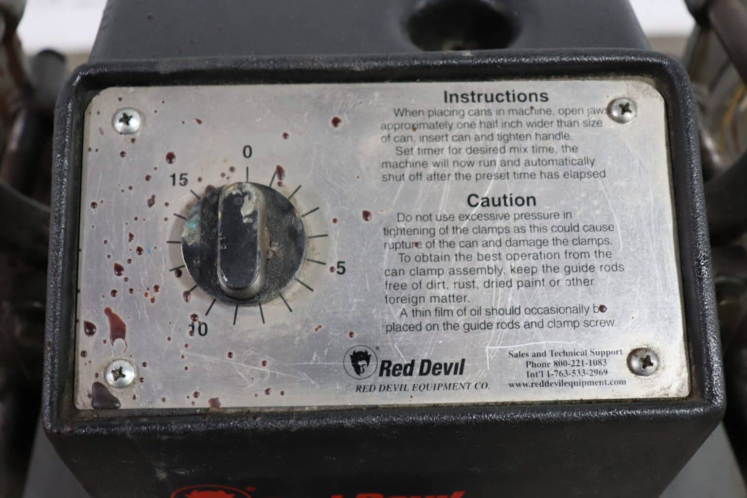 Red Devil 5400 Twin Arm Gallon / Pints / Quarts Paint Shaker - The ...