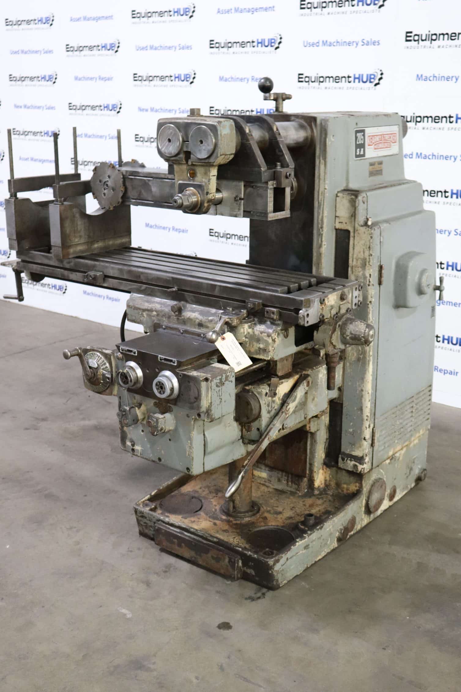 Kearney & Trecker Milwaukee 205 SA 50" x 12" Horizontal Milling Machine ...