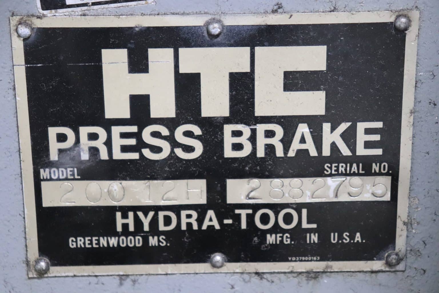 HTC 200-12H 200 Ton x 12' Press Brake - The Equipment Hub