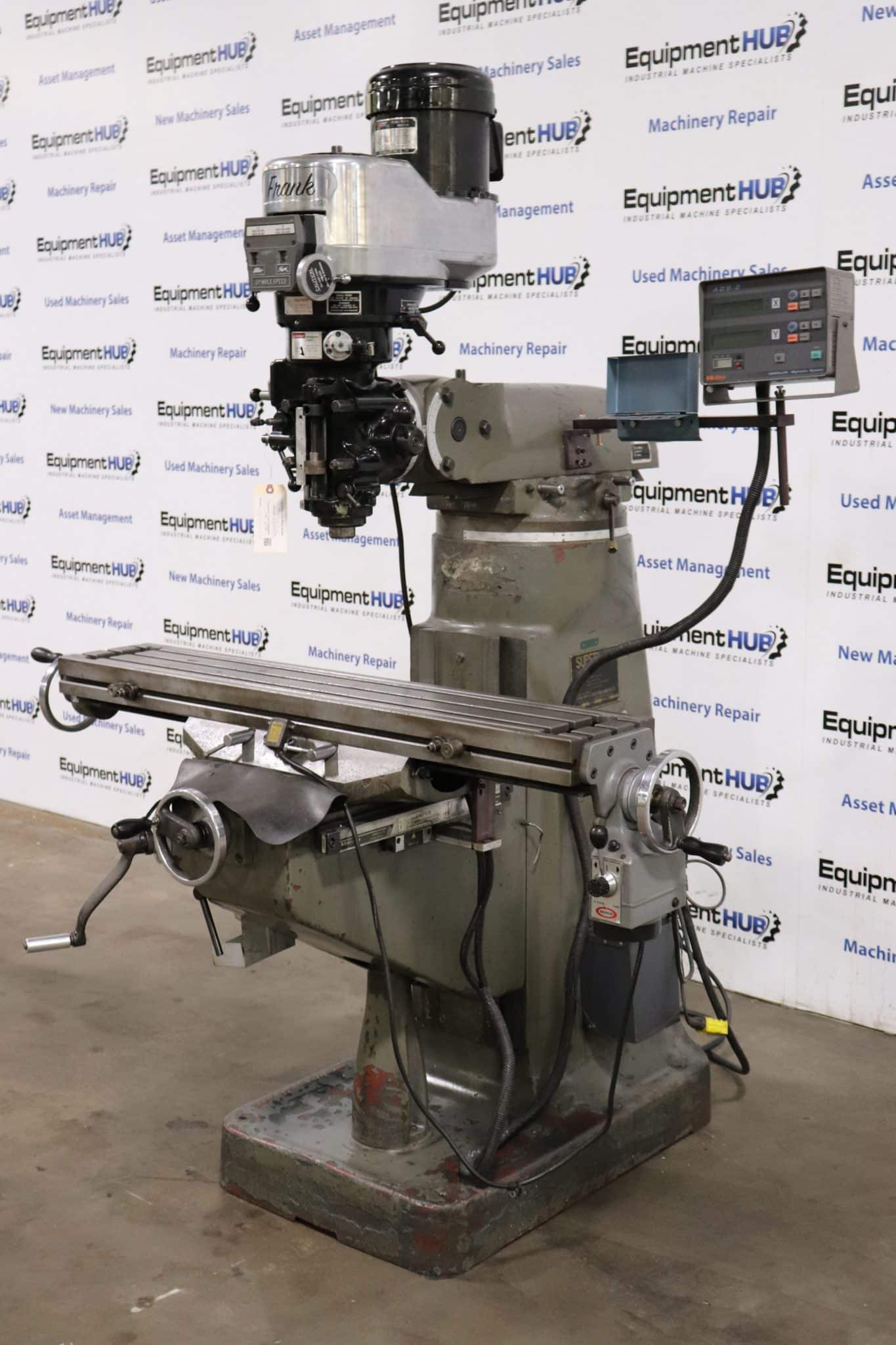 Supermax / Frank YC 1-1/2VS Variable Speed Vertical Milling Machine w ...