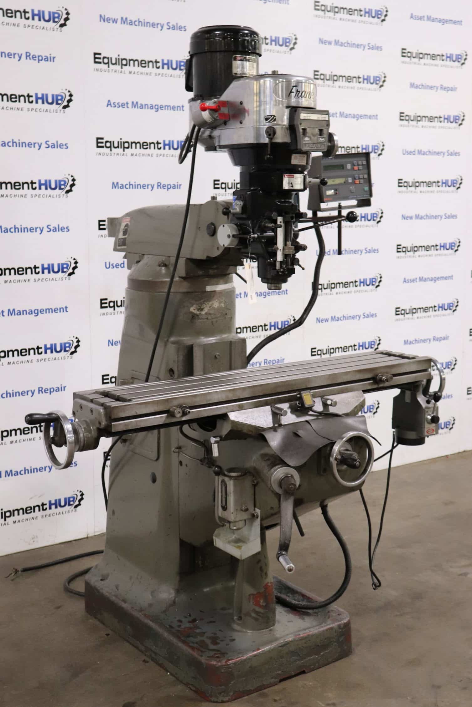 Supermax / Frank YC 1-1/2VS Variable Speed Vertical Milling Machine w ...