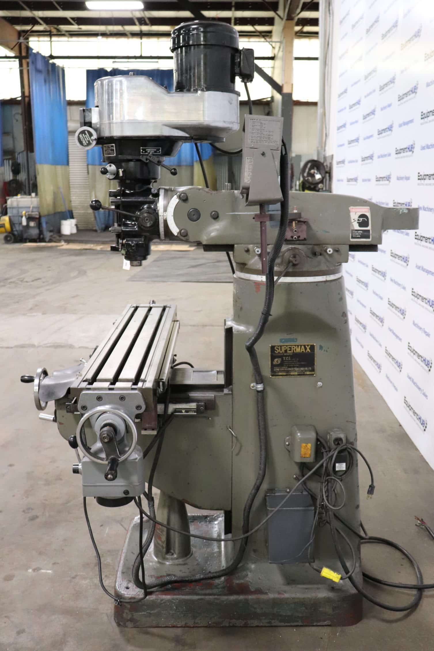 Supermax / Frank YC 1-1/2VS Variable Speed Vertical Milling Machine w ...