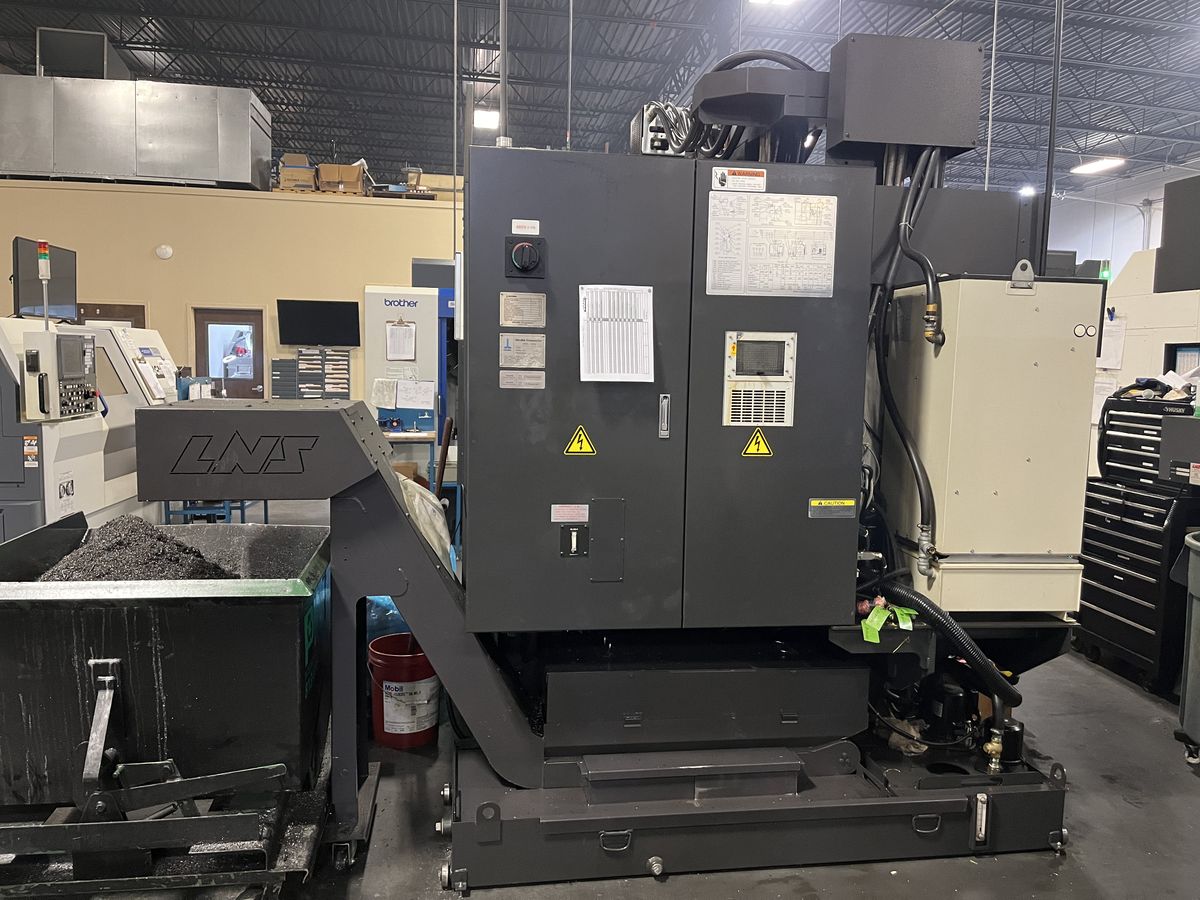 Okuma Genos M460-VE CNC Vertical Machining Center, Nikken 4th Axis ...
