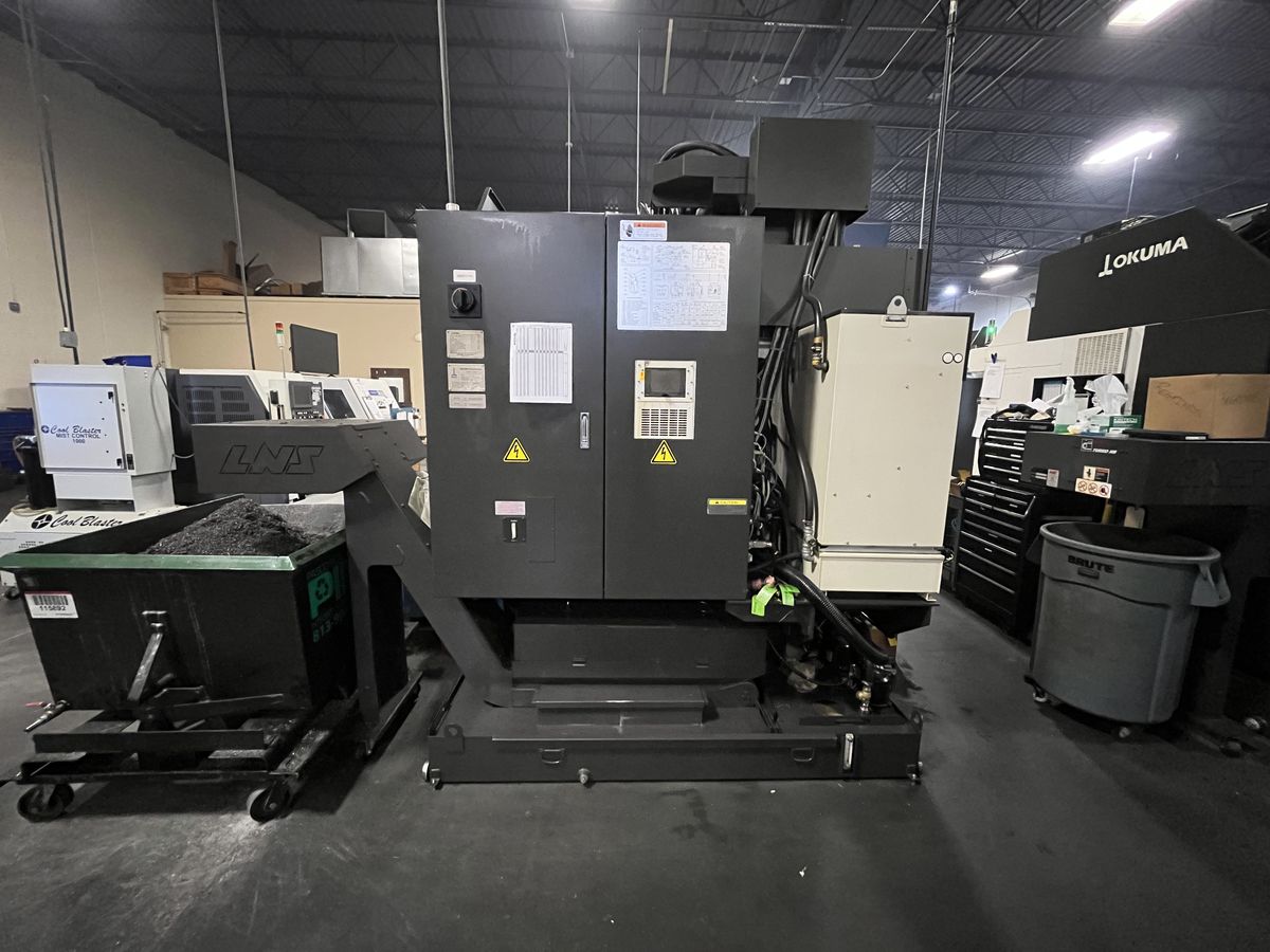 Okuma Genos M460-VE CNC Vertical Machining Center, Nikken 4th Axis ...